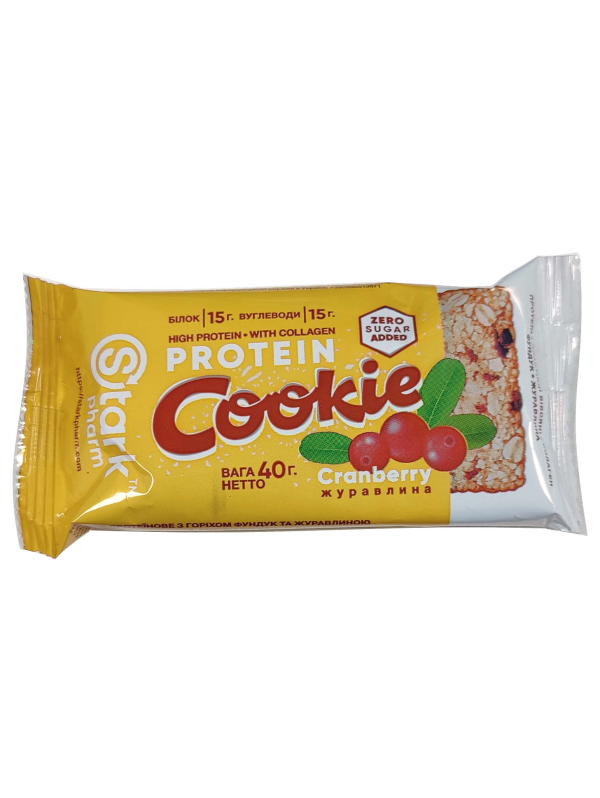 | StarkPharm™Stark Protein Cookie with collagen 40 grams hazelnut ...